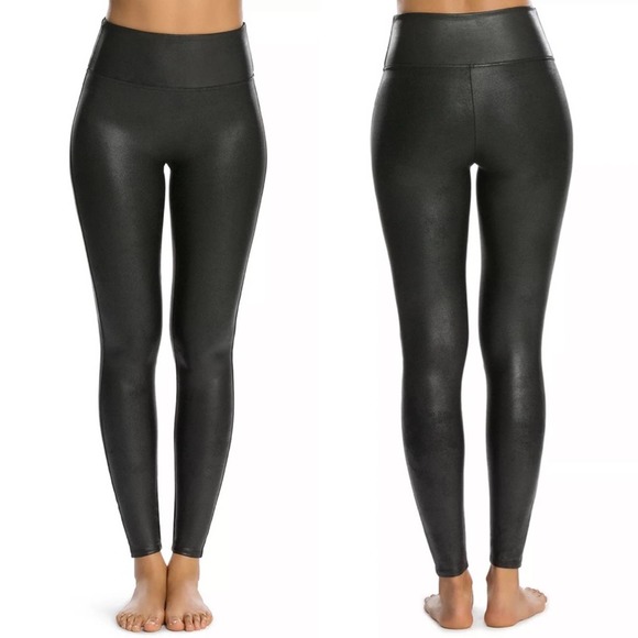 SPANX | Pants & Jumpsuits | Spanx Faux Leather Leggings | Poshmark